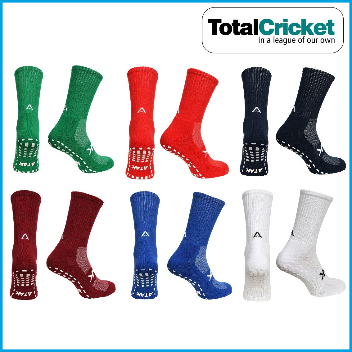 ATAK SHOX MAXI GRIP 2023 ANKLE SOCKS – TotalCricket