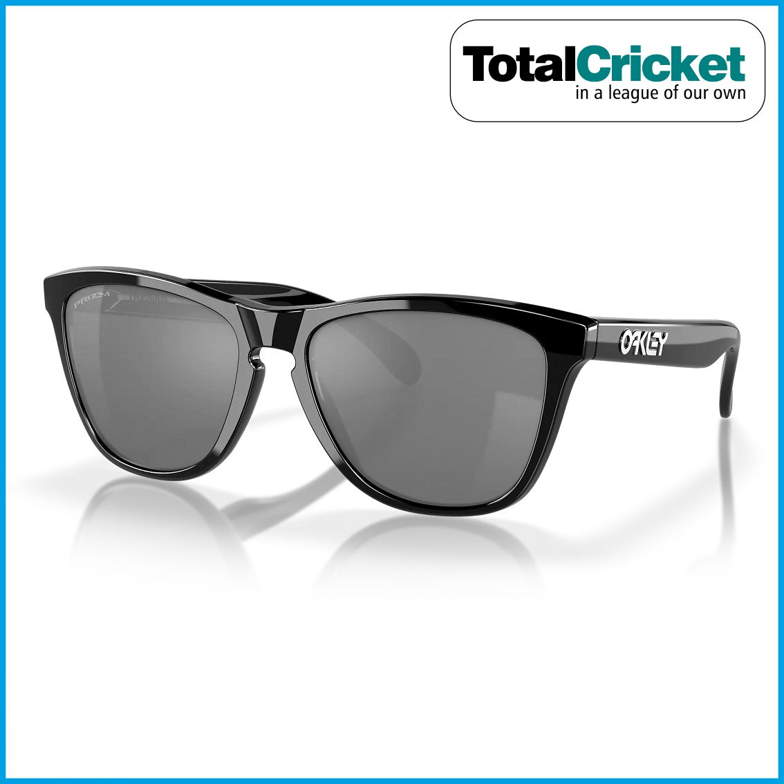 Oakley 2023 FROGSKINS POLISHED BLACK PRIZM BLACK SUNGLASSES – TotalCricket