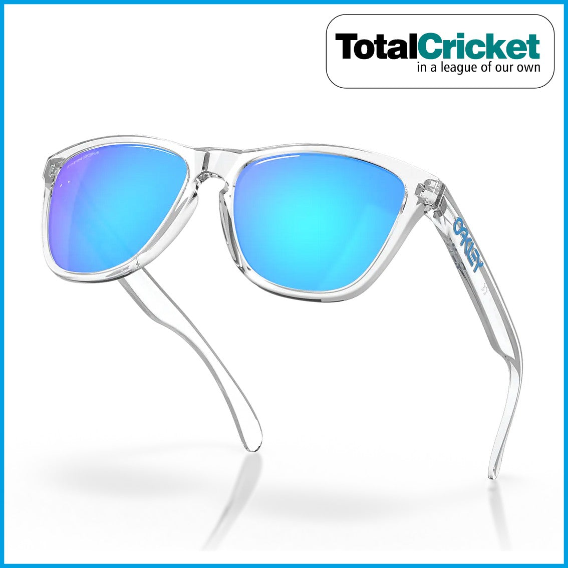 Oakley 2023 FROGSKINS CRYSTAL CLEAR PRIZM SAPPHIRE SUNGLASSES ...