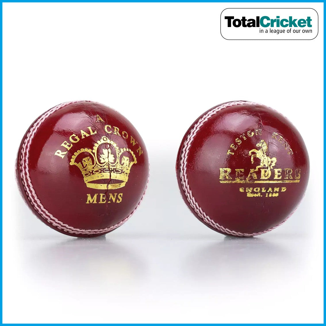 Readers Regal Crown 'A' Red Cricket Ball – TotalCricket